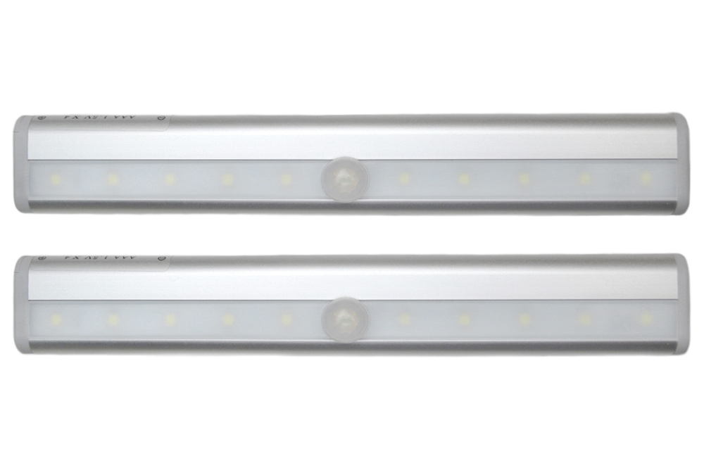 LED Lighting Stick 10-LED Battery Operated Wireless Motion Sensing ...